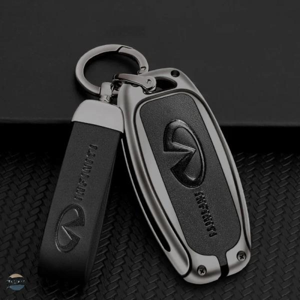 亜鉛合金製車用リモートキーフルカバーケースフォブ インフィニティ Q50 Q60 Q70 QX50 QX60 QX70 G25 EX FX JX35 FX25 FX35 EX35 FX37 JX35用