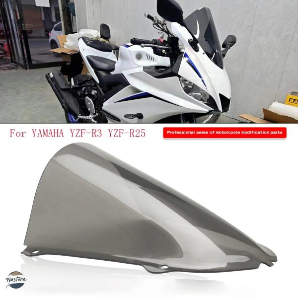ヤマハ YZF-R3 YZF-R25用 バイク用 ウインドシールド 高さ調整 ウインドスクリーン 拡大 ウインドスポイラーカバー フェアリング ウインドシールド WRS レーシング