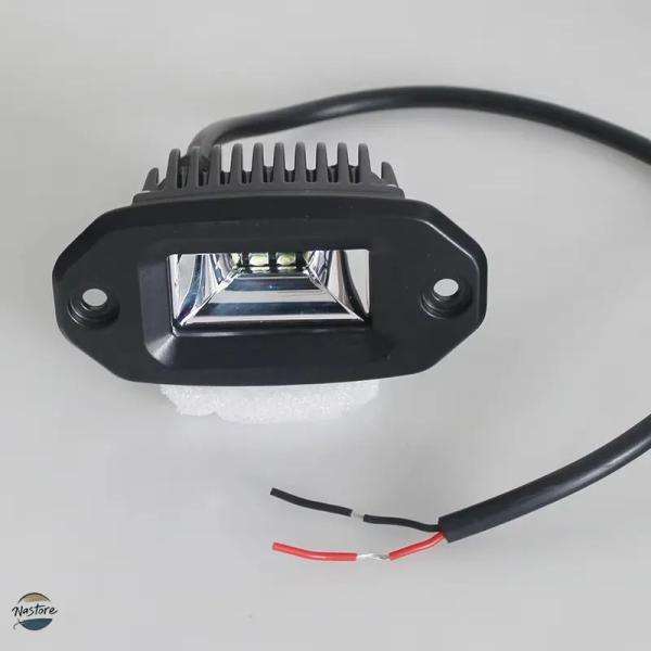 Zza 4インチ フラッシュマウント LED ポッドライト オフロード ドライビング ワークライト フォグランプ フラッドビーム 車用 デイタイムランニングライト 12V 24V