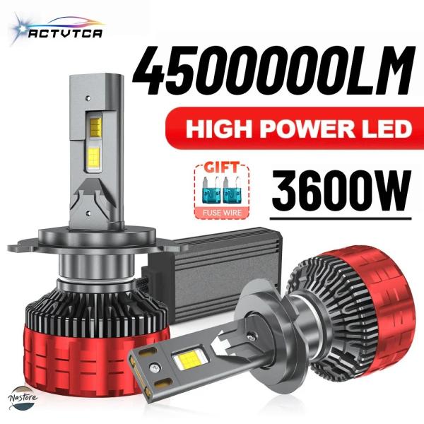 ACTVTCA 3600W 4500000LM H4 H7 LEDヘッドライト 6000K ヘッドランプ H1 LED H11 H8 H3 HB3 9005 HB4 9006 9007 9008 H13 9012 H9 車用ライト