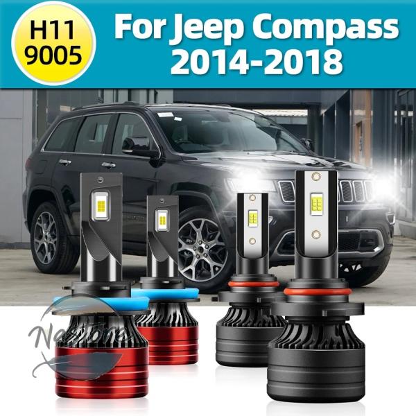 ジープ jeep ヘッドライト コンパス ヘッド 交換 ライト led電球 白色 12v 2014-16 2018 両 ハイビーム ターボライト カスタムパーツ 部品当店の商品は海外製品が主となります。画像をよくご確認お願いします。・商品は...