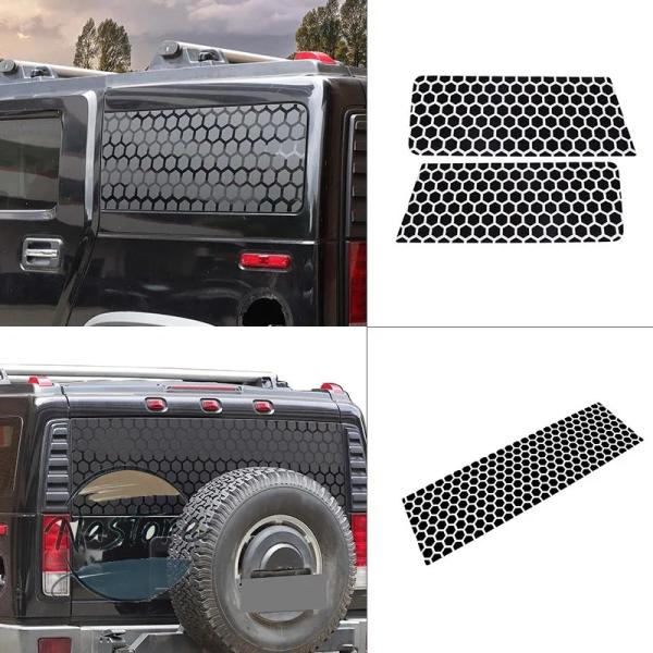 h2 リア ウィンドウ ステッカー ハニカムデザイン カー ハマー hummer h3 2003 2009 カスタムパーツ 部品 アクセサリー当店の商品は海外製品が主となります。画像をよくご確認お願いします。・商品はTOPもしくは、オプショ...