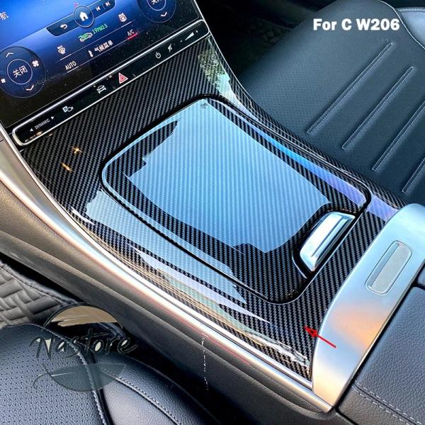 w206 mercedes カバー リア カーセンターコンソールarmrestボックス インテトリム カーボン パターン benz cク当店の商品は海外製品が主となります。画像をよくご確認お願いします。・商品はTOPもしくは、オプションでご...