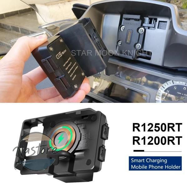 BMW バイク 部品 カスタムパーツ アクセサリー スマホ ホルダー gps ナビゲーション ワイヤレス充電サポート r1200rt r当店の商品は海外製品が主となります。画像をよくご確認お願いします。・商品はTOPもしくは、オプションでご...