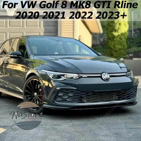 フォルクスワーゲン volkswagen mk8 リップ フロント バンパー スプリッター ゴルフ gti gtd gte r line 2020 2024 3ピース カスタムパーツ 部品当店の商品は海外製品が主となります。画像をよくご確認...