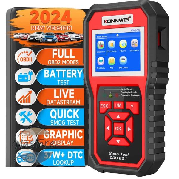 kw850 エンジン プロフェッショナルobd2自動 診断スキャナー チェック 自動 コードリーダー バッテリー ツール カスタムパーツ 部品 アクセサリー当店の商品は海外製品が主となります。画像をよくご確認お願いします。・商品はTOPもし...