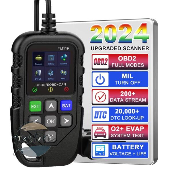 ym119 エンジン プロ自動 診断ツール 両コードリーダー チェック ライト obd 2スキャナー カスタムパーツ 部品 アクセサリー当店の商品は海外製品が主となります。画像をよくご確認お願いします。・商品はTOPもしくは、オプションでご...