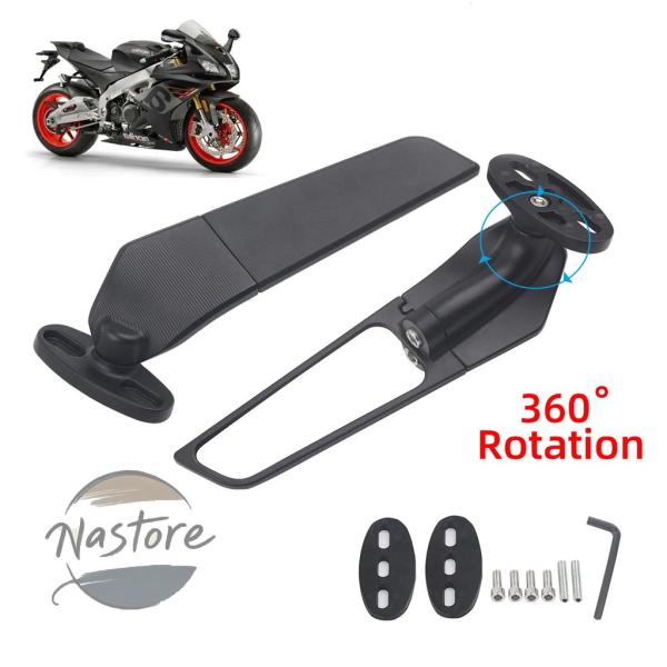 アプリリア GPR250R APR250 RS660 RS125 RS250 バイク ミラー カスタムウィング調整可能回転バックミラー モーター