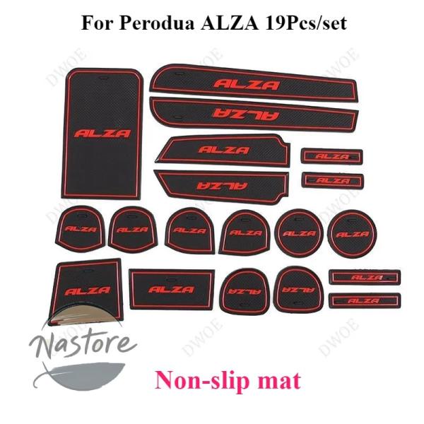 dwoe perodua alza 滑り止め ゲートスロットマット ドアパッド カップホルダー マット 内 19個 カスタムパーツ 部品 アクセサリー当店の商品は海外製品が主となります。画像をよくご確認お願いします。・商品はTOPもしくは、...