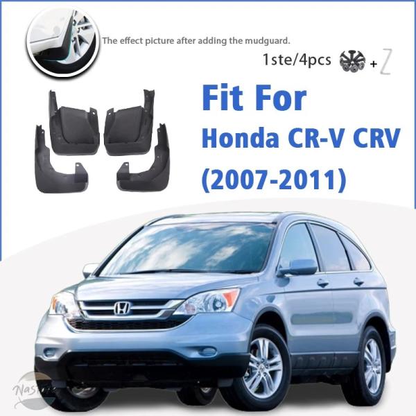 ホンダ honda フロント リア ガード カスタム cr v crv 2007-20114個mudflapsマッドアクセサリー自動車stylineフェンダー 部品 カスタムパーツ