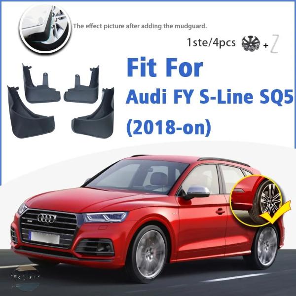 アウディ Q5年度S ラインSQ5 20182021フロントリア4個MUDFLAPSマッドガードアクセサリー自動車STYLINEスプラッシュガードフェンダー