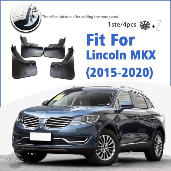 マッドガードリンカーンMKX 20152020フロントリア4個MUDFLAPSマッドガードアクセサリー自動車STYLINEスプラッシュガードフェンダー