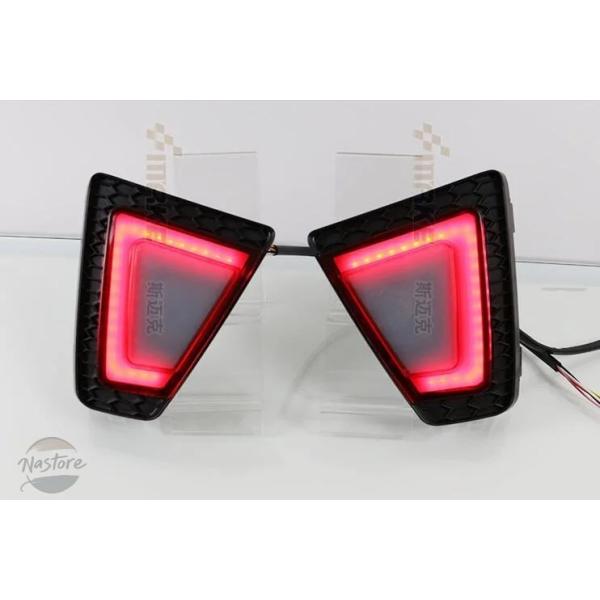 OSMRK LEDナイトライト リアバンパー ウィンカー ホンダ honda 互換2014 2015 テールライト