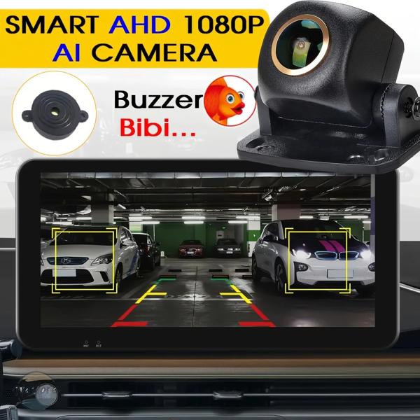 AIスマートカー カメラ AHD 1080P BSD / ADAS 前方/後方/左/右ビュー ブザーアラーム 170°魚眼レンズ ゴールデンレンズ ナイトビジョン