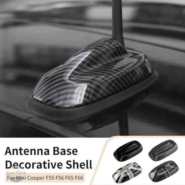 MINI COOPER S JCW F66 F65 F56 F55 車 外装 トリム アンテナ 装飾 カバー ステッカー プラスチック カーアクセサリー
