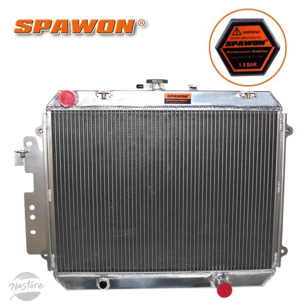 SPAWON 2列アルミ ラジエーター フォード クーリエ マツダ B2200 2600 マニュアル 81 92 1982 91