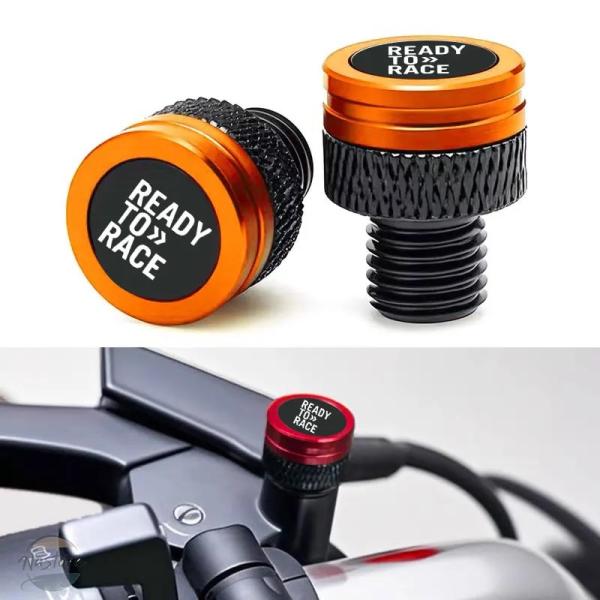 KTM READY TO RACE デューク 390 690 790 890 1190 RC 1290 ADVENTURE 2個 ミラー ホールプラグ スクリュー ボルト カバー