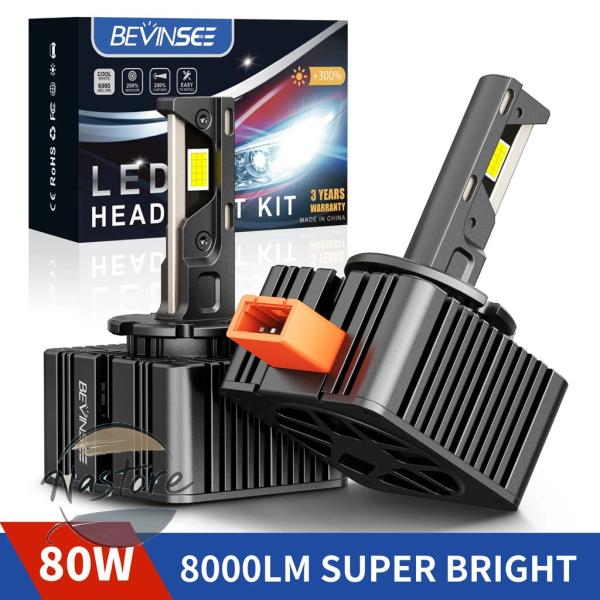 d3s ヘッドライト ヘッド ライト bevinsee d1s led canbus d1r d2s d2r d5s 自動バルブ 80w 8000lm 両面チップス隠キセノン カスタムパーツ 部品当店の商品は海外製品が主となります。画像をよ...