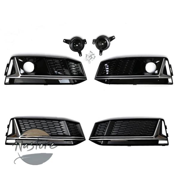 アウディ audi a4 カバー グリル フロント rolfes バンパー フォグライト トリム b9 s4 s line 2019 2pcs コンベンター カスタムパーツ 部品当店の商品は海外製品が主となります。画像をよくご確認お願いしま...