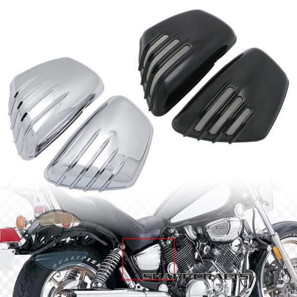 xv700 ヤマハ バイク カバー バッテリー 自転 サイドフェアリング 中空ストライプデザイン ラゴ xv 700 750 1000 1100 xv750 カスタムパーツ 部品当店の商品は海外製品が主となります。画像をよくご確認お願いしま...