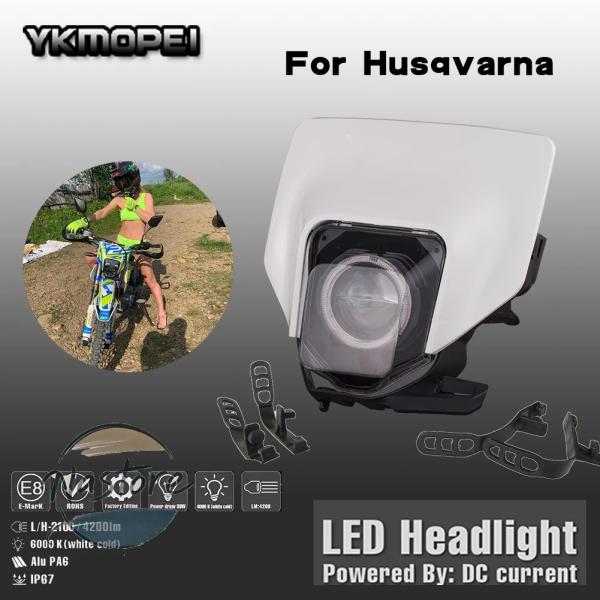 バイク 2022 新 LED ヘッドライト ヘッドランプ ヘッドライト ハスクバーナ FE250 FE350 FE450 オフロード ダート バイク LED ヘッドライト