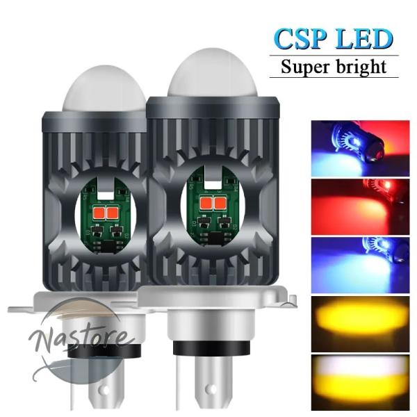 h4 バイク ヘッドライト ヘッド ライト 1pc csp 10000lm led モト h6 ba20d p15d 電球白黄色ハイロービームレンズ ランプ カスタムパーツ 部品当店の商品は海外製品が主となります。画像をよくご確認お願いしま...