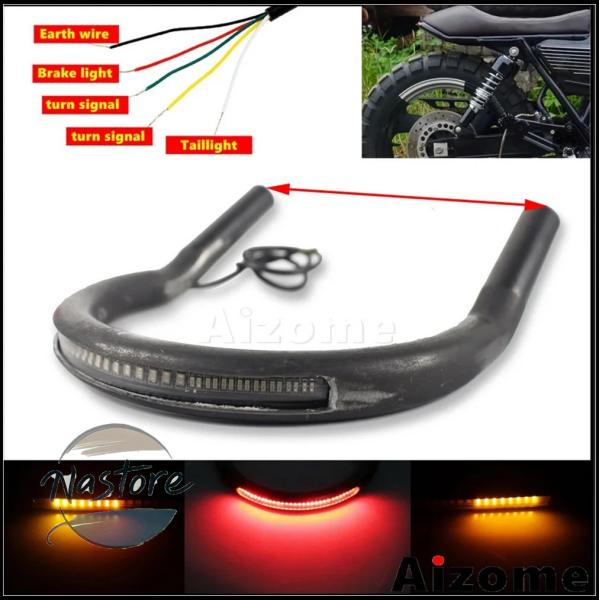 ホンダ honda ウインカー リア 17.4 cmカフェレーサー upswept led ウィンカーランプフーループフレーム ヤマハ スズキ BMW カスタムパーツ 部品当店の商品は海外製品が主となります。画像をよくご確認お願いします。・...