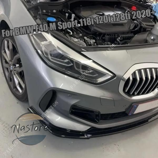 BMW フロント キット 1シリーズ f40 118i 120i 128ti mスポーツ 2020-24 abs製 バンパー リップスポイラー 3個 スプリッター ボディ 部品当店の商品は海外製品が主となります。画像をよくご確認お願いします...