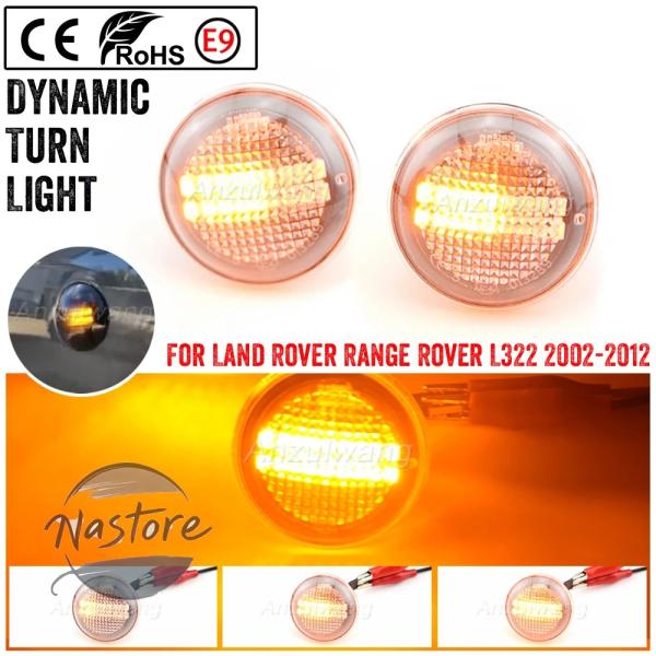ランドローバー 2ピース ダイナミックledウィンカーサイドマーカーライト レンジローバー l322 2002-2012 リピーター シーケンシャルフラッシャー当店の商品は海外製品が主となります。画像をよくご確認お願いします。・商品はTOP...