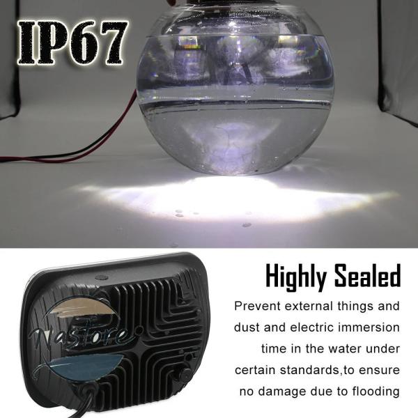 ジープ jeep h6054 ヘッドライト ラングラー チェロキー ヘッド ライト 1個 7x6インチ 5x7インチ ledプロジェクターライト カスタムパーツ 部品当店の商品は海外製品が主となります。画像をよくご確認お願いします。・商品は...