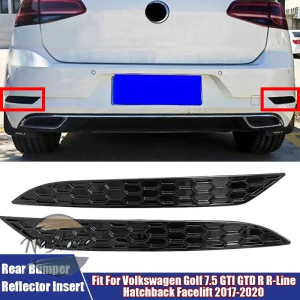 フォルクスワーゲン volkswagen リア golf 7.5 gti gtd r r-line ハッチバック フェイスリフト 2017-20 ブラックハニカム カスタムパーツ 部品当店の商品は海外製品が主となります。画像をよくご確認お願...