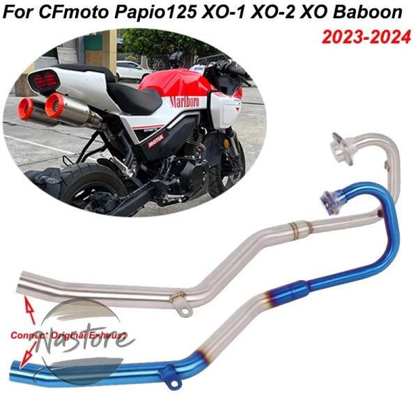 xo-1 バイク マフラー フロント papio 125 xo-2 xo baboon racing 2023 2024 排気エスケープシステム ミッドリンクパイプ カスタムパーツ 部品当店の商品は海外製品が主となります。画像をよくご確認お...