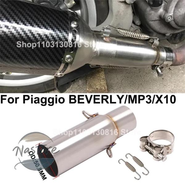mp3 バイク マフラー ピアッジオ 125 2008 - 2014 beverly 300 2009 2016 x10 2012-2016 排気ミドルリンクパイプエスケープ カスタムパーツ 部品当店の商品は海外製品が主となります。画像をよ...