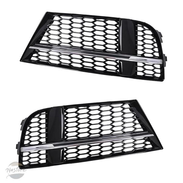 アウディ audi カバー フロント a3 s3 s-line 2016-19 2020 8v3807681ae 8v3807682q 左/右バンパー フォグランプ メッシュグリル 部品