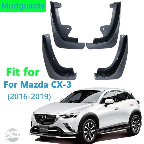 マッドフラップ マツダ CX-3 2016 2017 20182019 マッドガード CX3 フェンダー マッドフラップガード スプラッシュカーフェンダー オート スタイリッシュ フロント リア 4個
