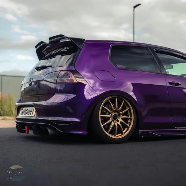 リア OETTINGER ルーフスポイラーエクステンションフラップウィング VW GOLF 7 MK7 7.5 R GTI GTD R-LINE