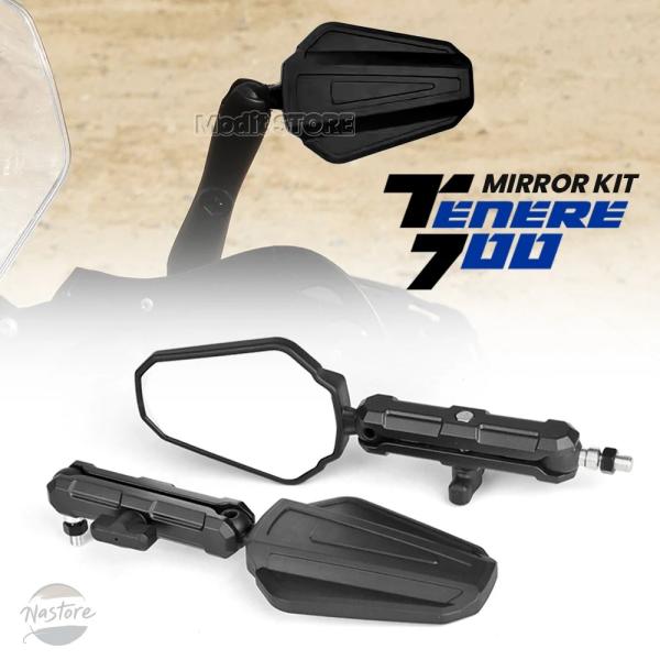 ヤマハ バイク tenere700 westwind バックミラー adventure adv 折りたたみ式ミラー 部品 カスタムパーツ アクセサリー