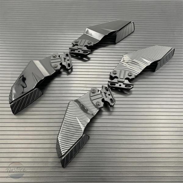 バイク リア aprilia gpr250r apr250 rs660 rs125 rs250 汎 調整可能サイドウィングスポイラーフェア 部品 カスタムパーツ アクセサリー