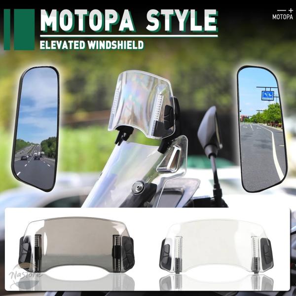 フロント LONGJIA XDV250SI XDV300I ガラス フロントガラスエクステンション スポイラー ウィンドディフレクター