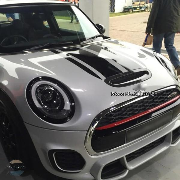 BMW カバー フロント リア エンジン MINI JOHN COOPER WORKS F56 JCW カースタイリング ボンネット ストライプ