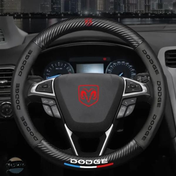 カバー ホイール オールシーズンズレザーステアリング 汎用フィット ダッジ SXT チャレンジャー RAM 1500 チャージャー