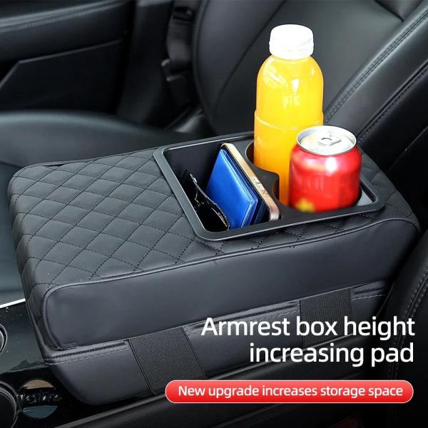 自動センターコンソールアームレスト アームレストカバー低反発 アームレストクッションカップ HOLDE インテリアアクセサリー汎用