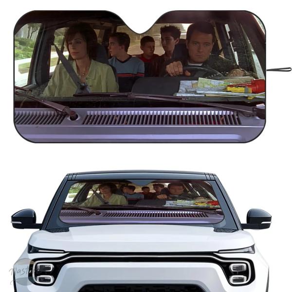 m-malcolm in the middle サンシェード 断熱アルミフィルム フロントガラス 紫外線ブロック サンバイザー プロテクター カスタムパーツ 部品