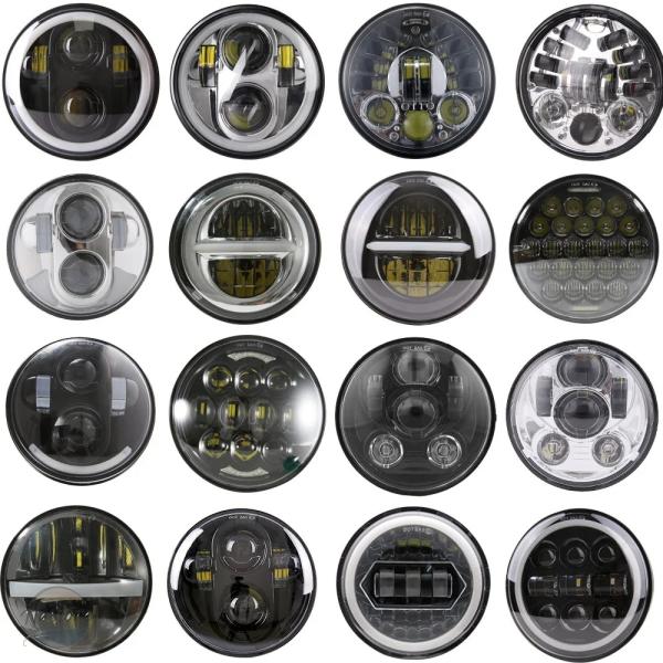 ホンダ h4 バイク ヘッドライト 汎 5 3/4 インチ 5.75 インチled phare farol カスタムパーツ 部品 アクセサリー