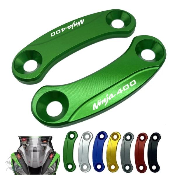 KAWASAKI NINJA 400 NINJA400 2018 2019 2020 2021 バイクミラーホールカバー ウインドスクリーン ドリブンミラーエリミネーターキャップ