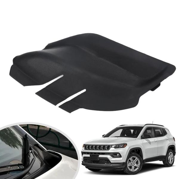 フロントガラス コーナー ワイパー デフレクターカバー カウルカウルサイド パネル トリム ジープ コンパス 2019 2023 7AA47RXFAA 7AA46RXFAA