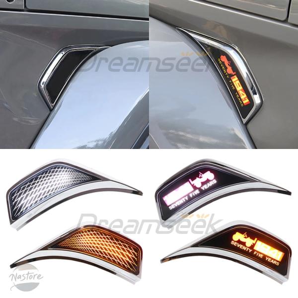 LEDフェンダー マーカーライト ジープ ラングラー JL 2018 22 グラディエーター JT 2020 2022 サイドマーカーランプ ウィンカー付き