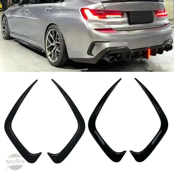カーボン ウィングレット サイドスカートエクステンション カーリア バンパー スプリッター カナード カバー スポイラー ベント ステッカー BMW G20 G28 2019+ USEF