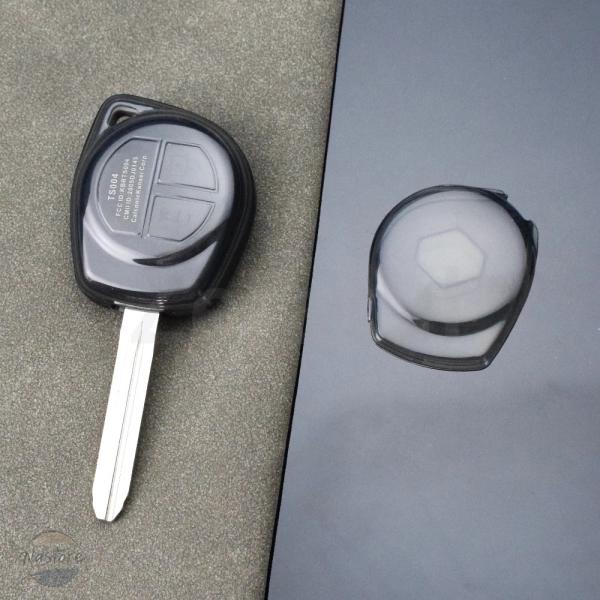 スズキ SX4 SWIFT GRAND VITARA CIAZ LIANA SPRESSO CELERIO JIMNY JEEMNY クリアTPUシェル リモートキーフォブケースカバー