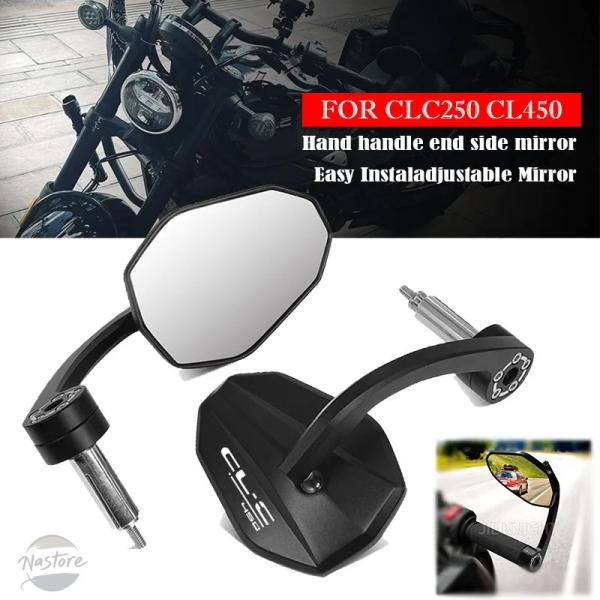 250CLC 450CLC 450CL C 250CL C CLC 250 CLC 450 バイク バーエンド ミラー CFCLC 450 7/8インチ 22MM ハンドルバー バックミラー